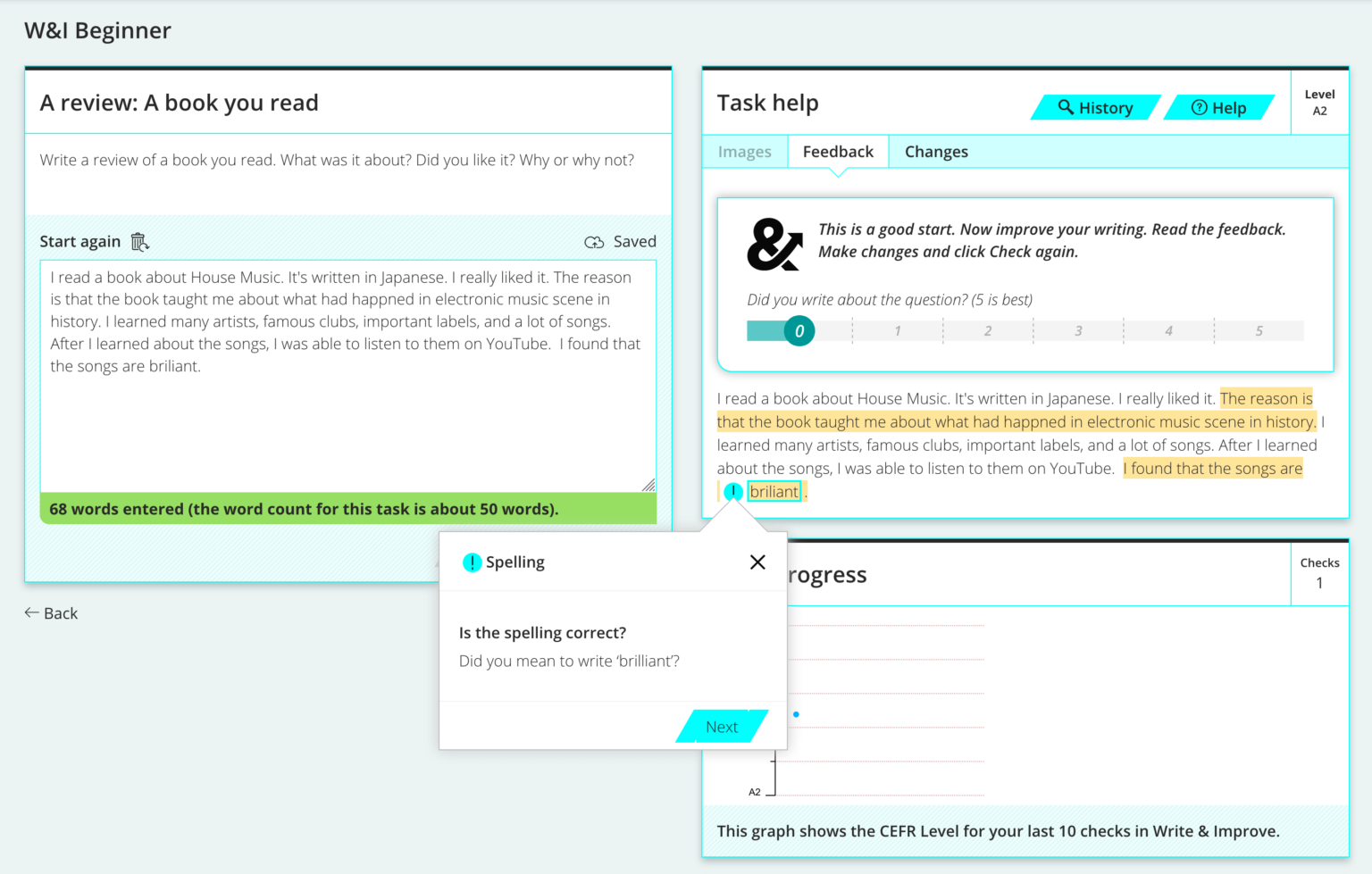 Write and Improveの使い方は？無料体験してみた感想 | Engliiish